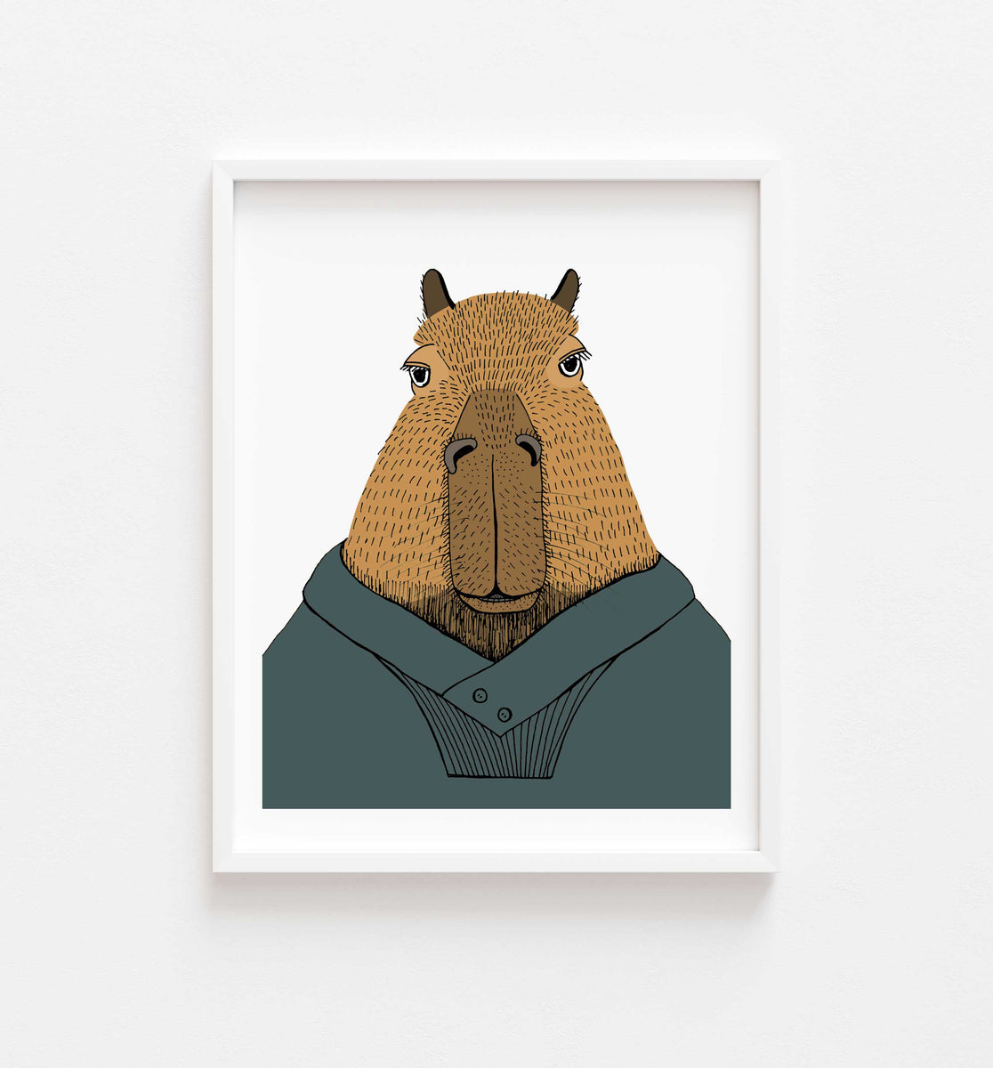 Big Bary the Capybara Print – Sloe Gin Fizz
